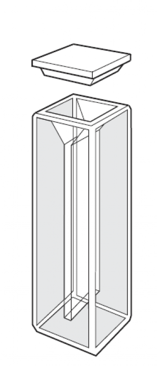 10mm Micro Quartz cell with PTFE lid, single cell | Analytical ...