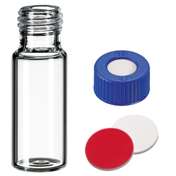 1.5ml Screw-thread Clear Vial, PTFE/white Silicone Septa, 100/pack | Analytical Consumables ...